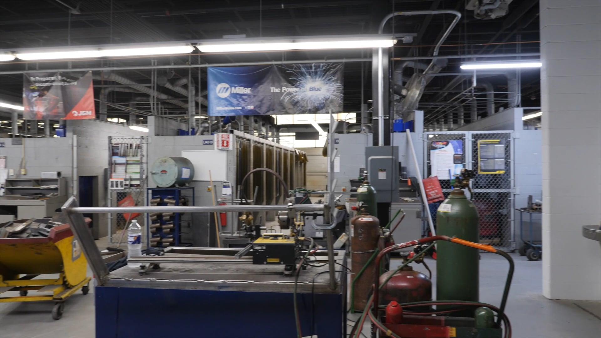 Welding & Metal Fabrication Lab Tour | Pennsylvania College of Technology